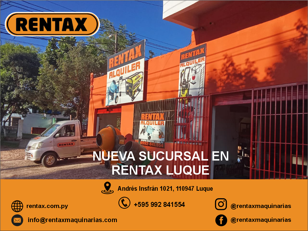 Nueva sucursal en Rentax Luque